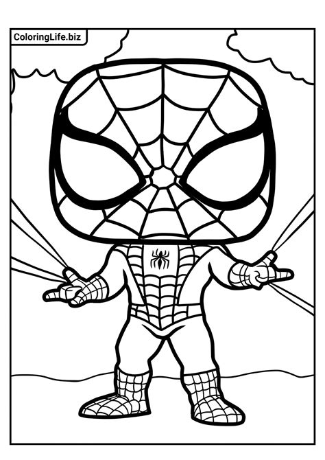 Раскраски Человек Паук Распечатать бесплатно