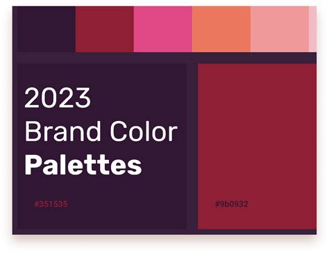 2023 Brand Color Palettes Figma