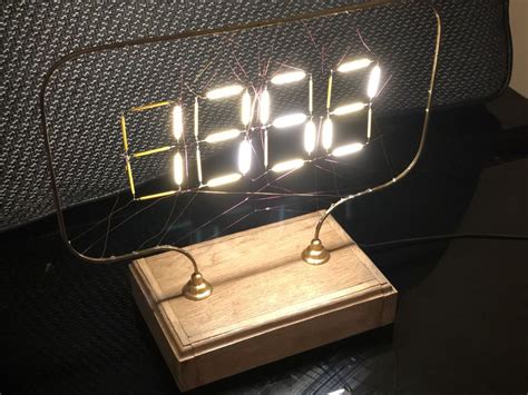 diy an amazing led filament clock open electronics