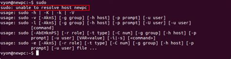 sudo unable to resolve host explained globo tech