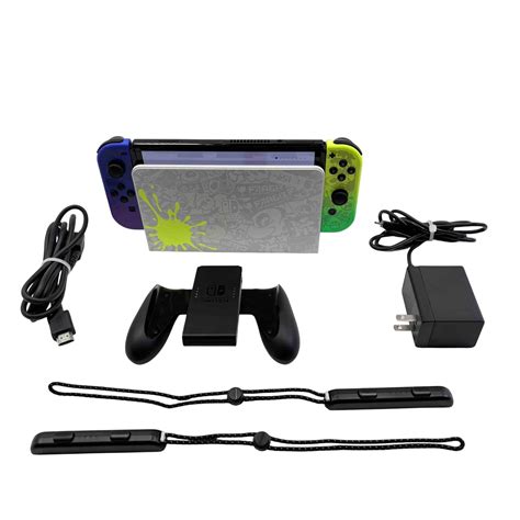 Nintendo Switch Oled Splatoon 3 Edition Heg 001 64gb Video Game Console 7178