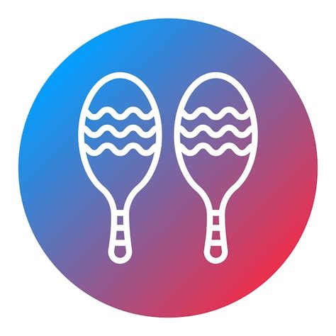 마라카스 아이콘 터 이미지는 페스타 주니나에 사용할 수 있습니다 프리미엄 벡터