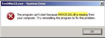 How To Fix The MSVCR Dll Is Missing Error