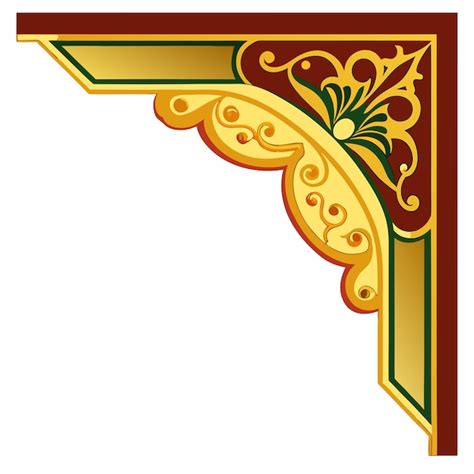 Corner Design Vector Elegant And Decorative Premium Ai Generated Vector