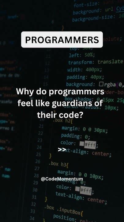 Why Do Programmers Act Like Code Guardians Shorts Programmingfacts Subscribe Programmer