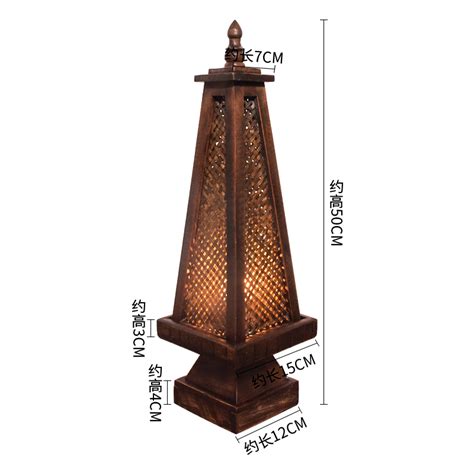 日式原木国风台灯竹编实木仿古台灯卧室家用床头复古灯创意氛围灯虎窝淘