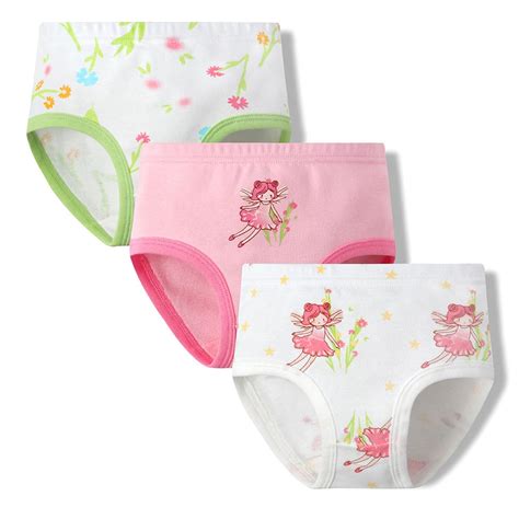 Bnwani Girls Cotton Underwear Cotton Comfortable Breathable Cute