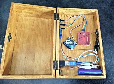 NFC Ring Lock Box Lockbox Plain Wooden Boxes Arduino
