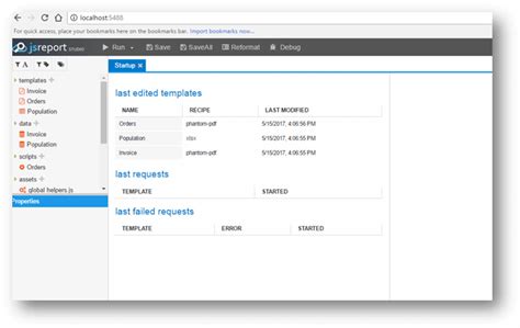 Generate Reports Using Jsreport And Browser Client