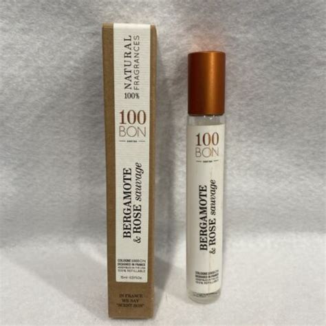 Lot Of 2 100 Bon Bergamote And Rose Sauvage Cologne Spray 05oz Free
