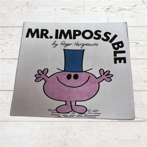 Vintage Mr Impossible 1976 Edition By Roger Hargreaves Mr Men