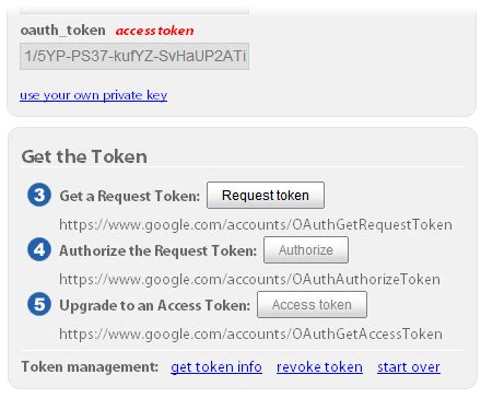 Using OAuth With The Google Data APIs Google For Developers
