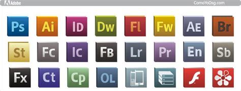 Adobe Cs5 Icons Vector Download