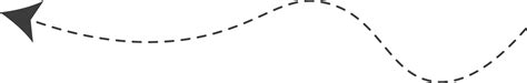 Dashed Line Arrow PNG