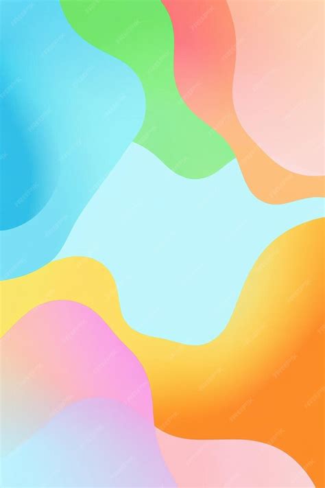 Premium Photo Abstract Color Gradient Soft Color Transition Organic Geometry Pattern Background