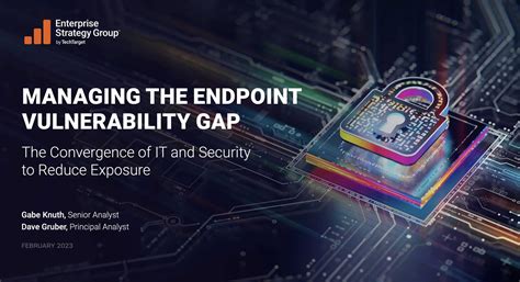 Managing The Endpoint Vulnerability Gap Key Findings