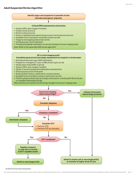 Adult Suspected Stroke Algorithm Acls Pdf