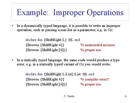 Typing And Parameter Passing Dynamic And Static Typing