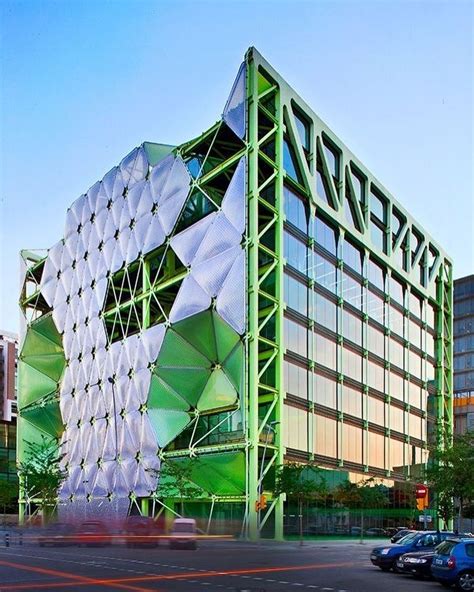 Completed In 2009 The Media Tic Building Designed By Architect Enric Ruiz Geli Is An
