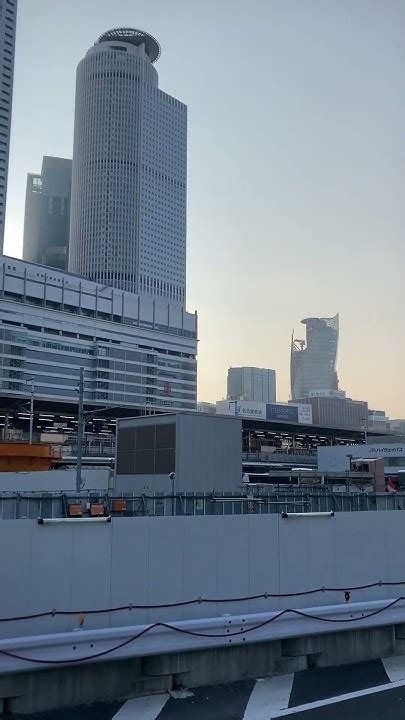 【記録映像】リニア中央新幹線！名古屋駅 西口側の工事現場の様子。駅前通り椿町線から、名駅側の眺め。202498早朝撮影。広範囲にわたりビル