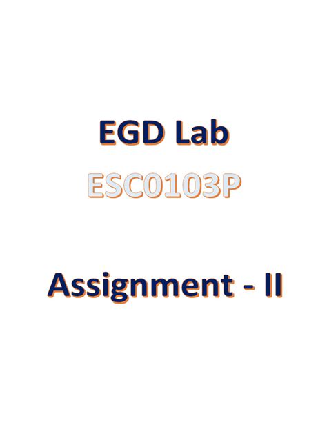 Assignment Ii Egd Lab Pdf