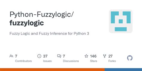 Github Python Fuzzylogic Fuzzylogic Fuzzy Logic And Fuzzy Inference For Python 3