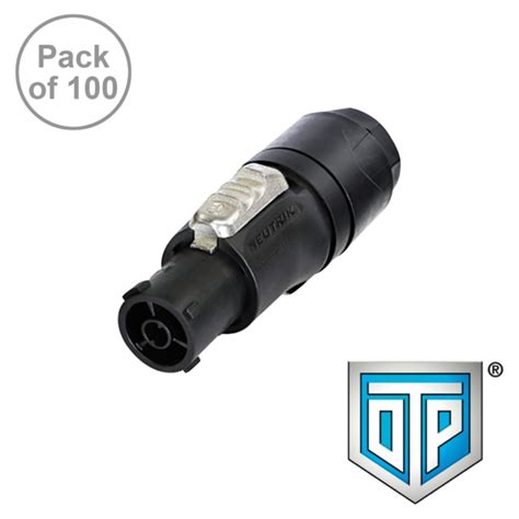 Neutrik NAC3FX-W-TOP-L-D PowerCON TRUE1 Cable Output Connector (Pack of ...