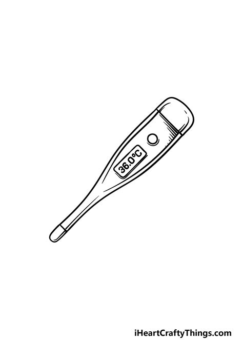 How To Draw A Thermometer
