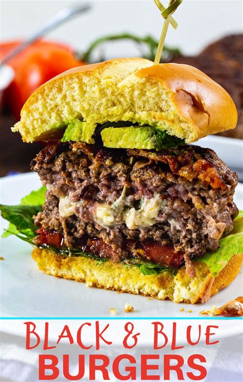 Black And Blue Burgers Spicy Southern Kitchen