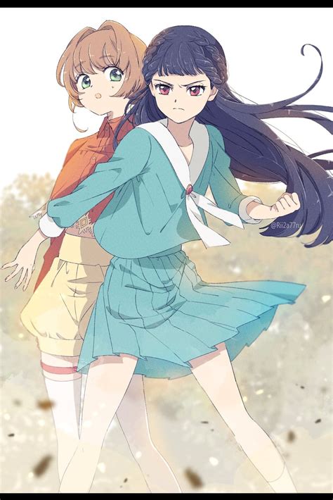 Kinomoto Sakura And Li Meiling Cardcaptor Sakura Drawn By Rii A Ru Danbooru