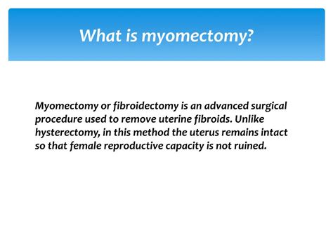 Ppt Surgical Treatment Of Uterine Fibroids By Laparotomy Powerpoint Presentation Id 4194320