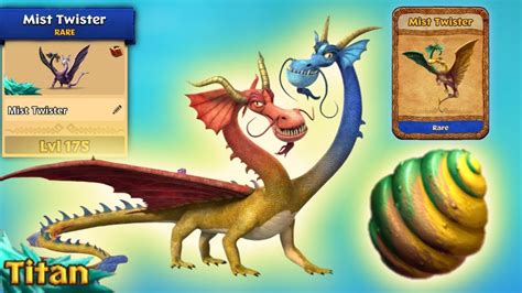 Mist Twister — New Rare Dragon Max Level 175 Titan Mode Dragons Rise