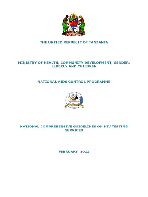 New Hts Guidelines Feb 2021 Pdf Diagnosis Of Hivaids Hivaids