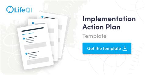 Implementation Action Plan Template Life Qi