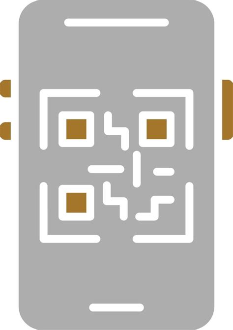 Mobile Qr Code Icon Style Vector Art At Vecteezy