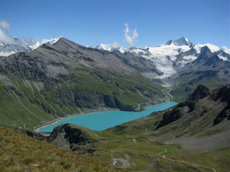 Stausee See Lac Lake De Moiry Im Kanton Wallis In De Flickr