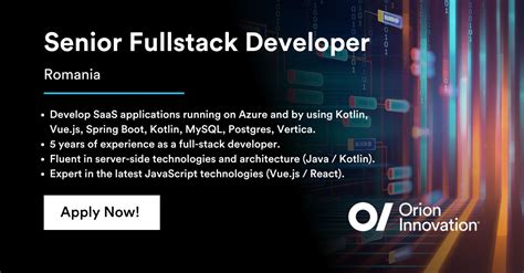 Orion Innovation On Linkedin Fullstackdeveloper Hiring Techjobs Joinourteam Innovatewithus