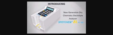 Arkray Electrolyte Analyzer Spotchem El Se 1520 At ₹ 155000