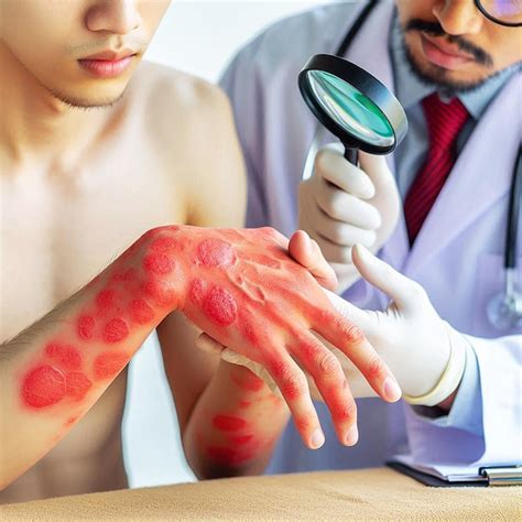 Lupus Skin Condition Premium Ai Generated Image