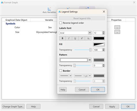 Graphpad Prism 10 User Guide 颜色图例属性