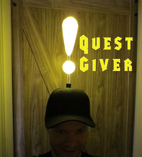 Stl File Npc Costume Quest Giver Cosplay Exclamation Mark Hat Wow