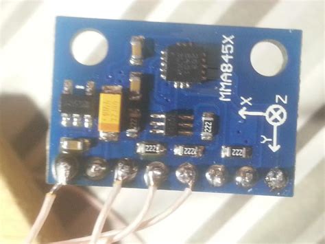 Проблема с акселерометром Аппаратная платформа Arduino