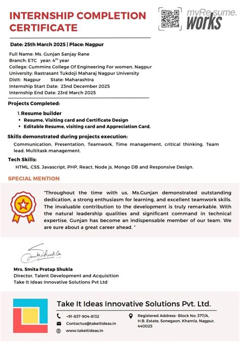 Internshipexperience Webdevelopment Fullstackdeveloper Reactjs Nodejs Gunjan Rane