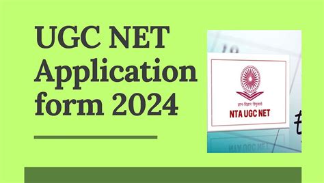 Ugc Net Application Form 2024 How To Apply Online