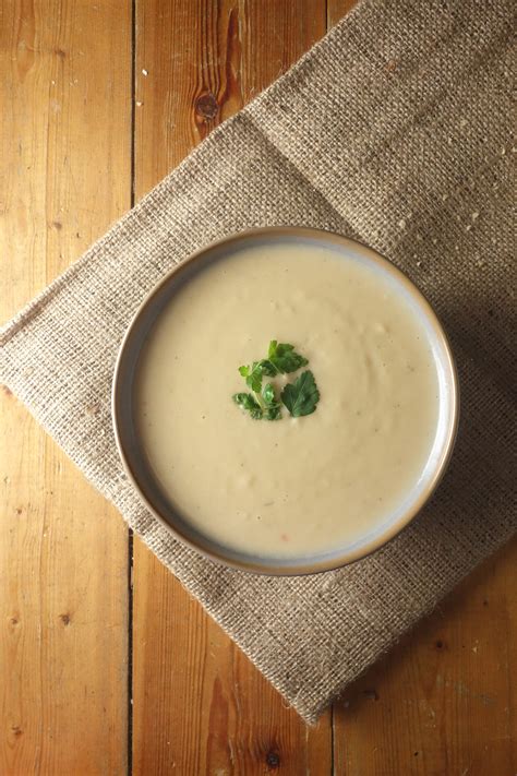 Roast Parsnip Parmesan Soup