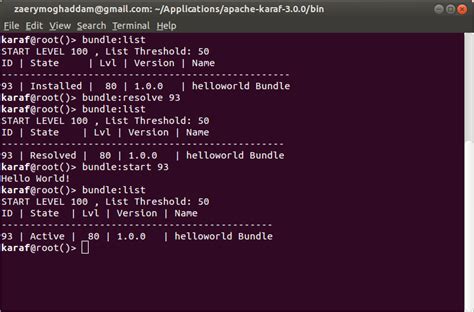 Playing With Apache Karaf Console Java Indeed