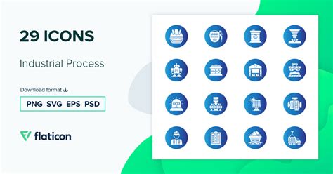 Industrial Process Icon Pack Gradient Fill 29 Svg Icons