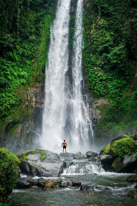 Gitgit Waterfall Twin Falls In North Bali