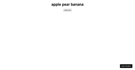 Toggle Readme Codesandbox