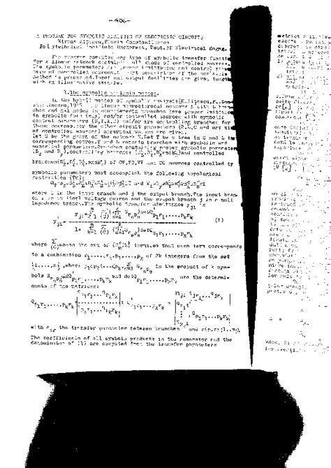 Pdf A Program For Symbolic Analysis Of Electronic Circuits